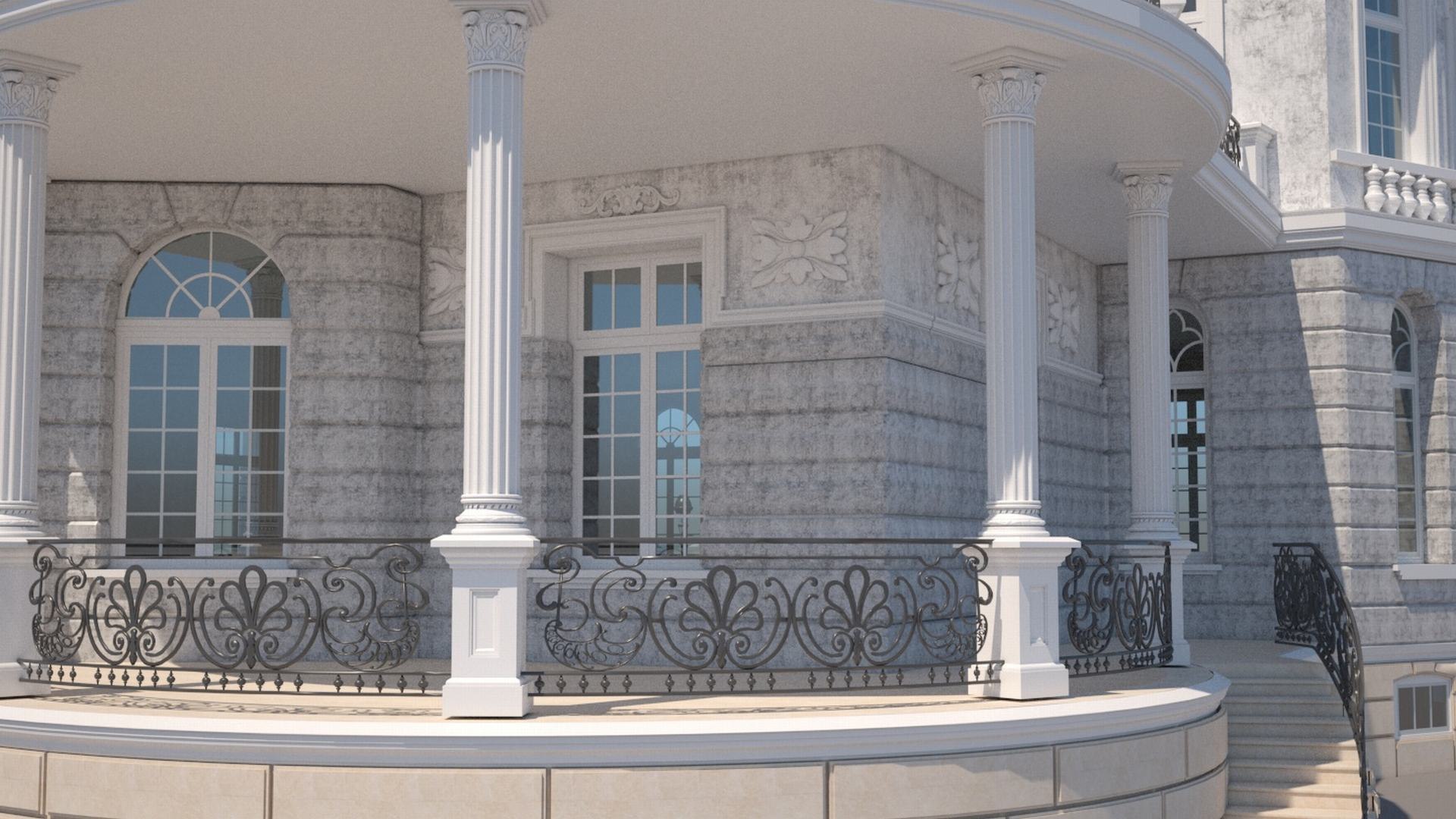 Castle Mansion 3D Model - TurboSquid 2282298