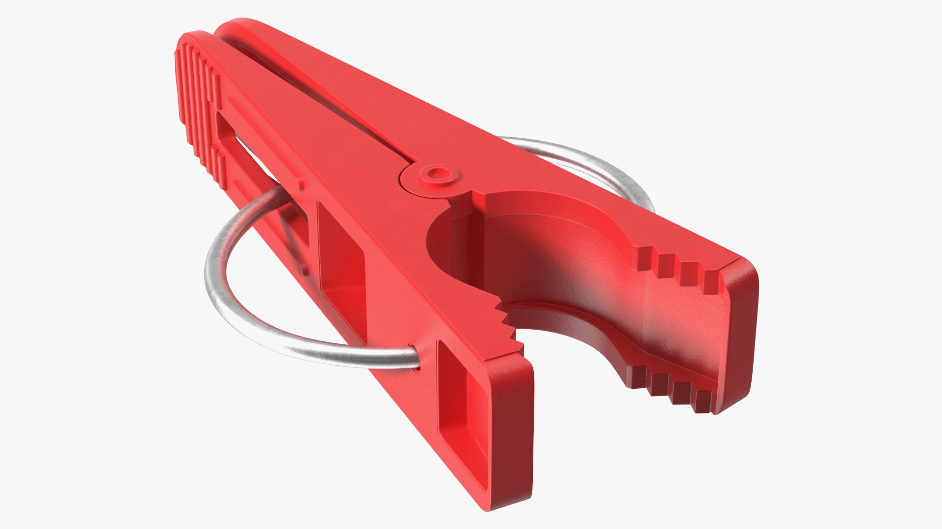 Plastic Clothespin Red Pressed 3D - TurboSquid 1922217