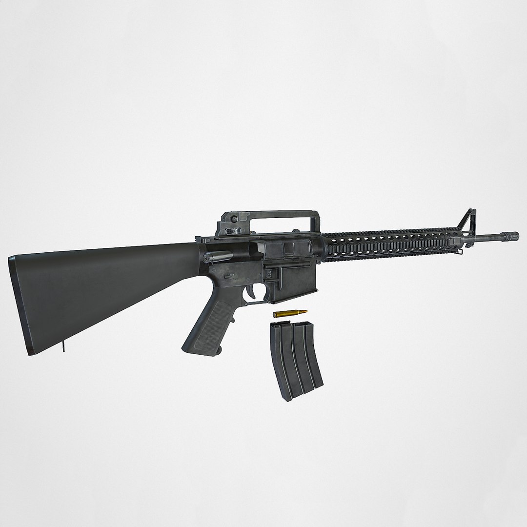 M16 A4 Rifle 3D Model - TurboSquid 2369198