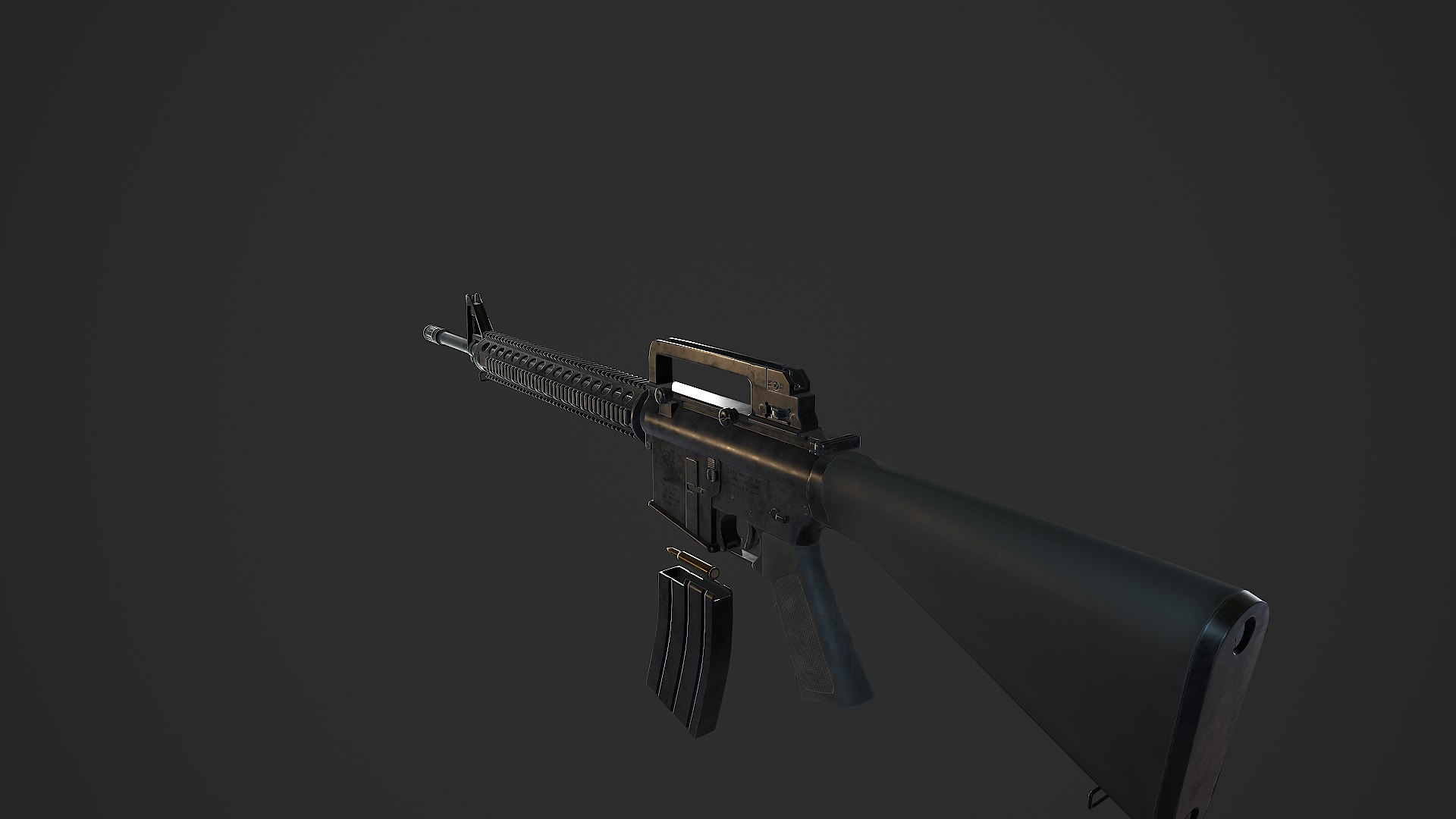M16 A4 Rifle 3D Model - TurboSquid 2369198