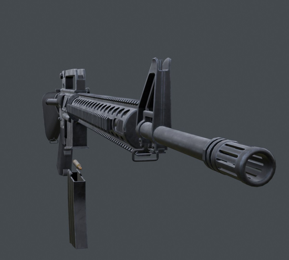 M16 A4 Rifle 3D Model - TurboSquid 2369198