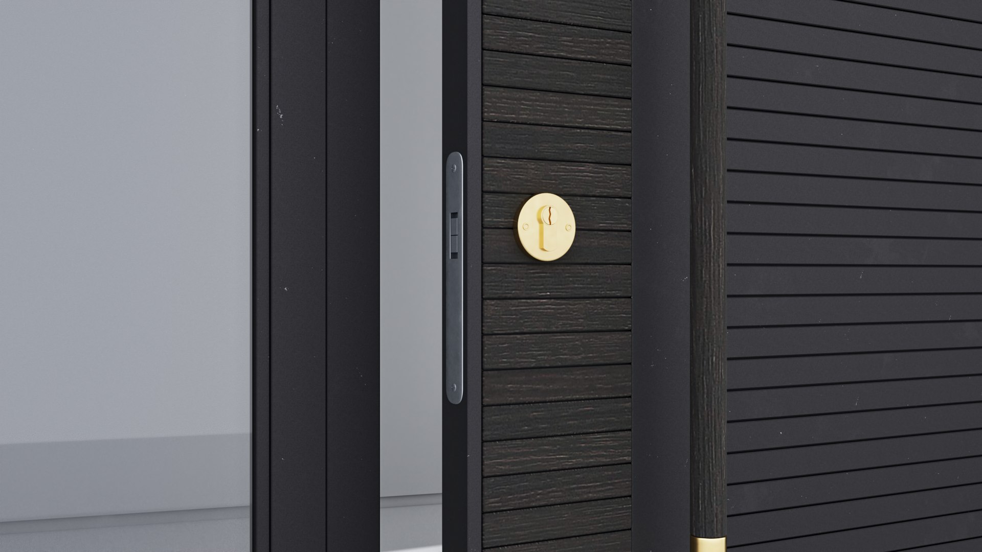 3D Aluminium Door 107 - TurboSquid 2023620