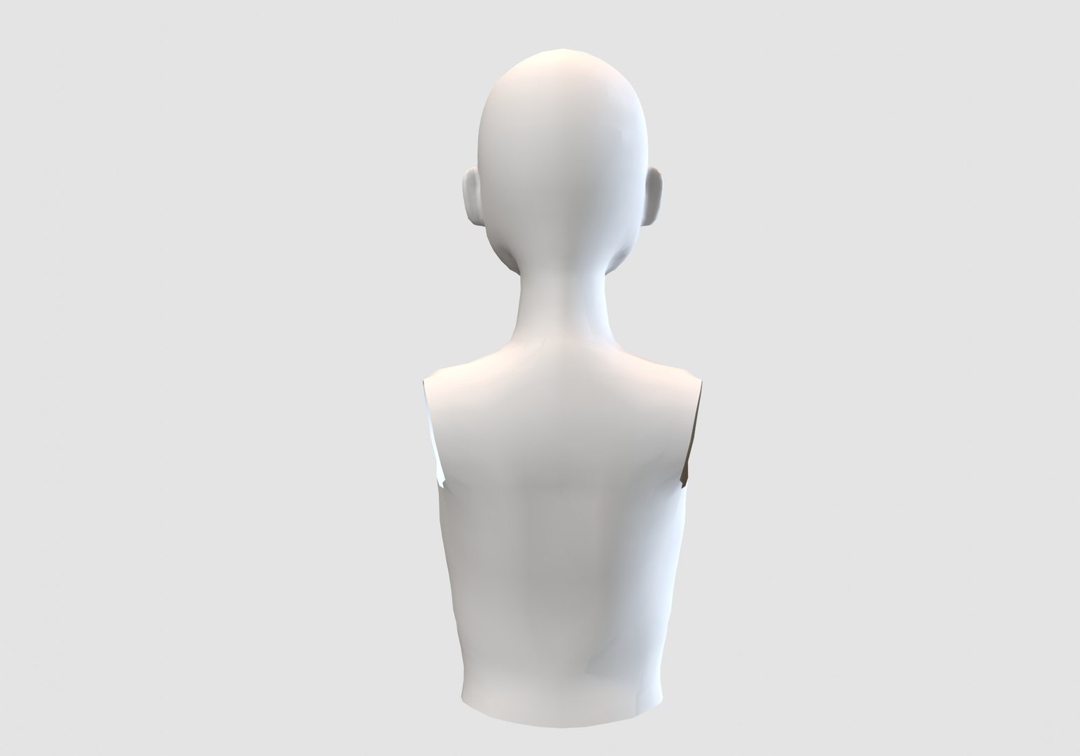 Male Cartoon Torso 3D Model - TurboSquid 1910335