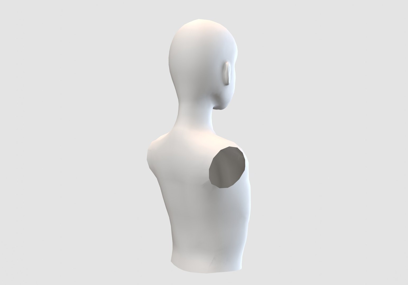 Male Cartoon Torso 3D Model - TurboSquid 1910335