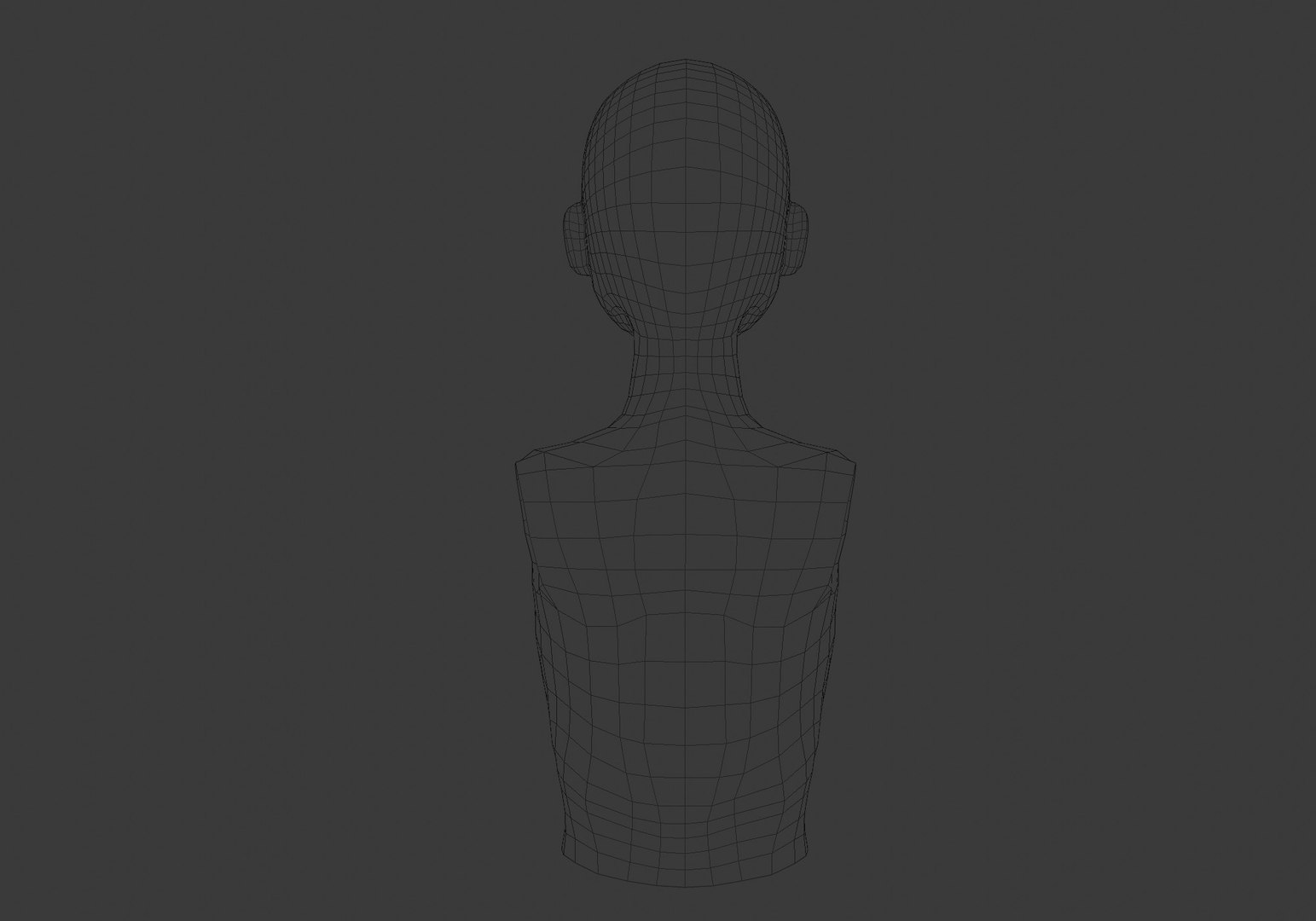 Male Cartoon Torso 3D Model - TurboSquid 1910335