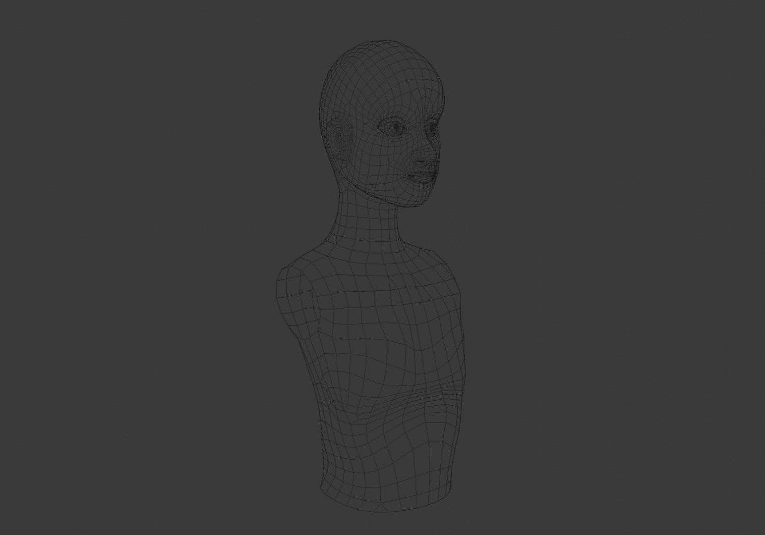 Male Cartoon Torso 3D Model - TurboSquid 1910335