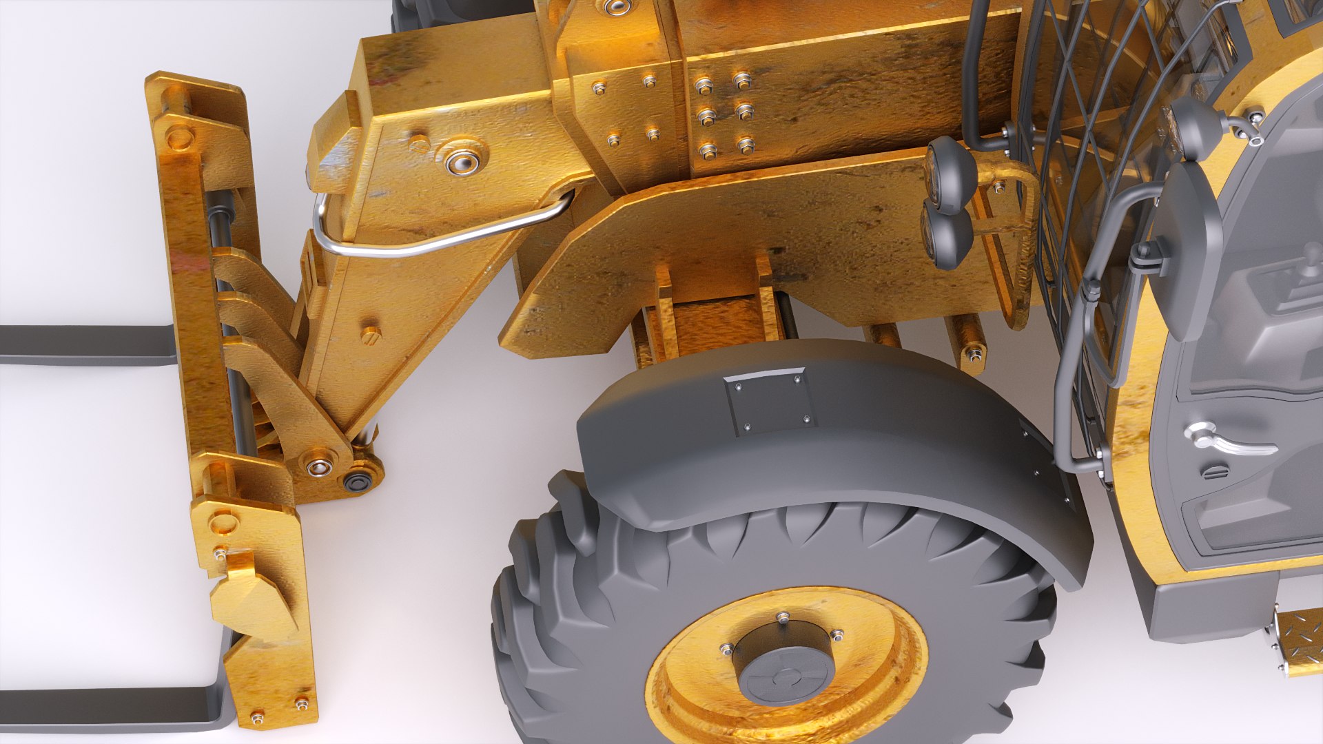 High Quality Telehandler 3D Model - Realism Redefined Model ...