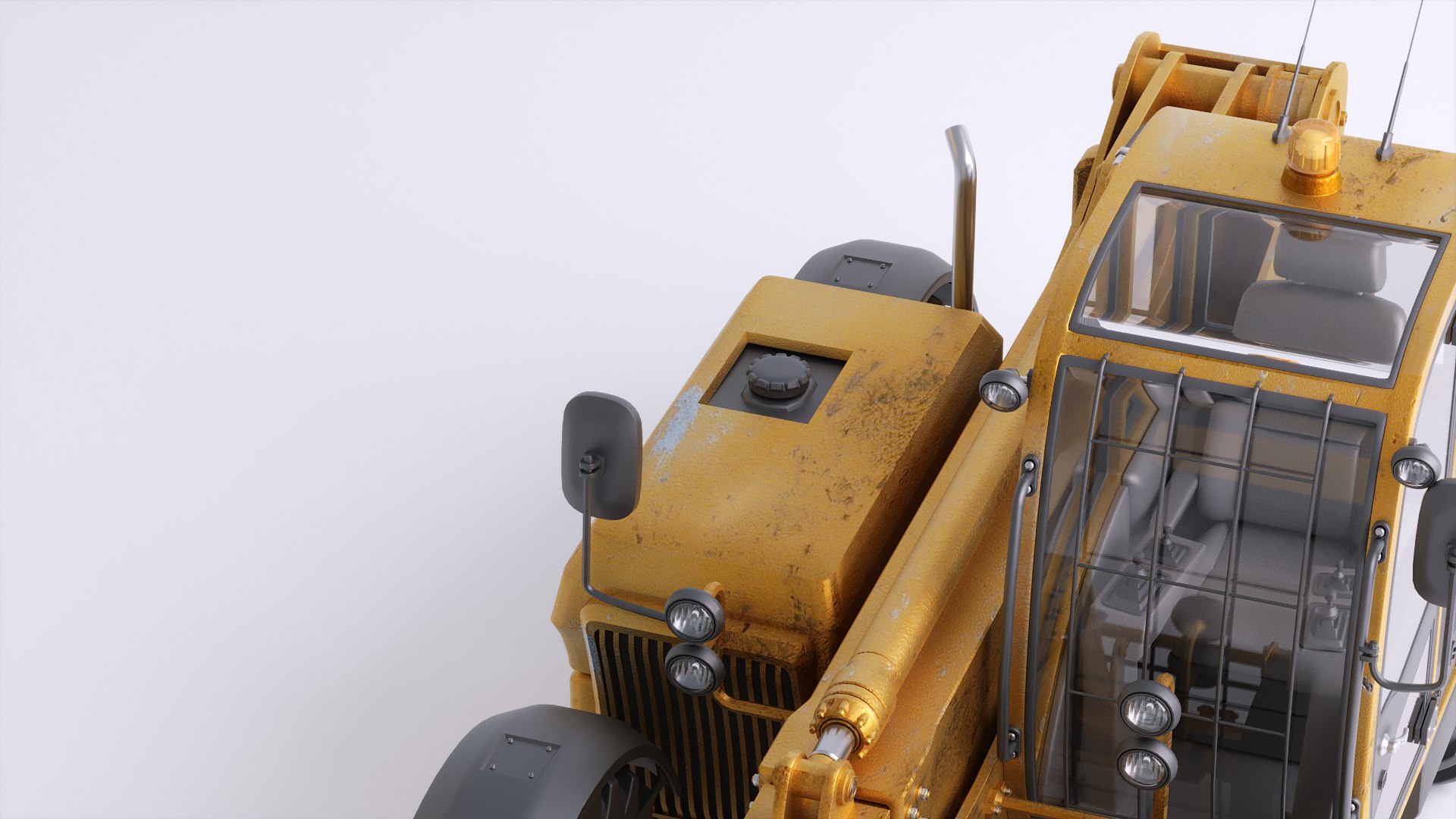 High Quality Telehandler 3D Model - Realism Redefined Model ...