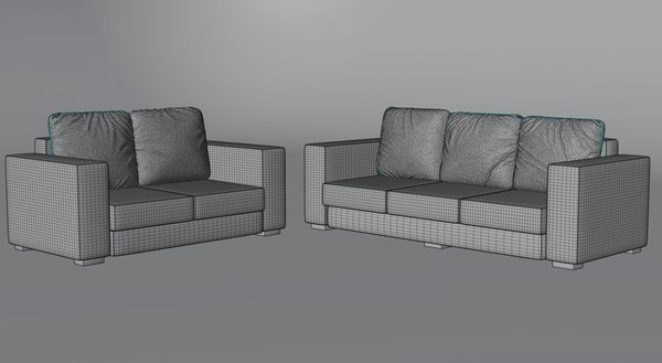 Pack 6 sofas model - TurboSquid 1549983