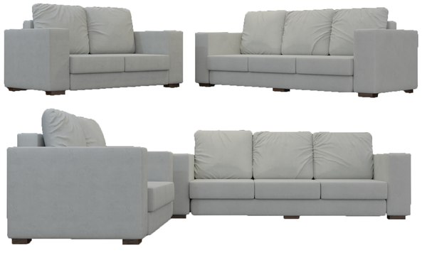 Pack 6 sofas model - TurboSquid 1549983