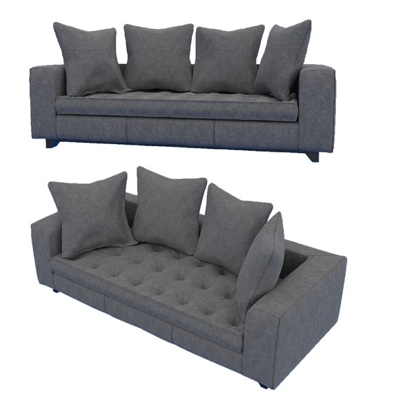 Pack 6 sofas model - TurboSquid 1549983