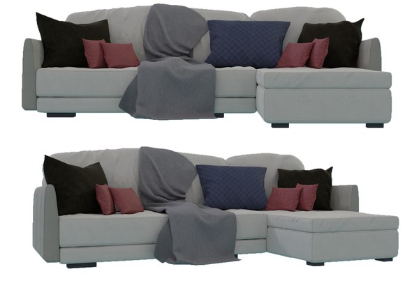Pack 6 sofas model - TurboSquid 1549983
