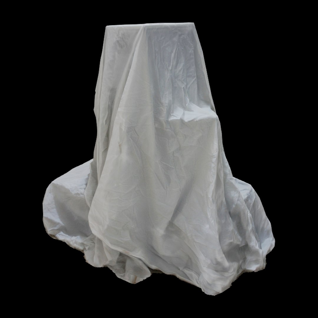 Ready Boxes Covered Sheet 3D Model - TurboSquid 1525170