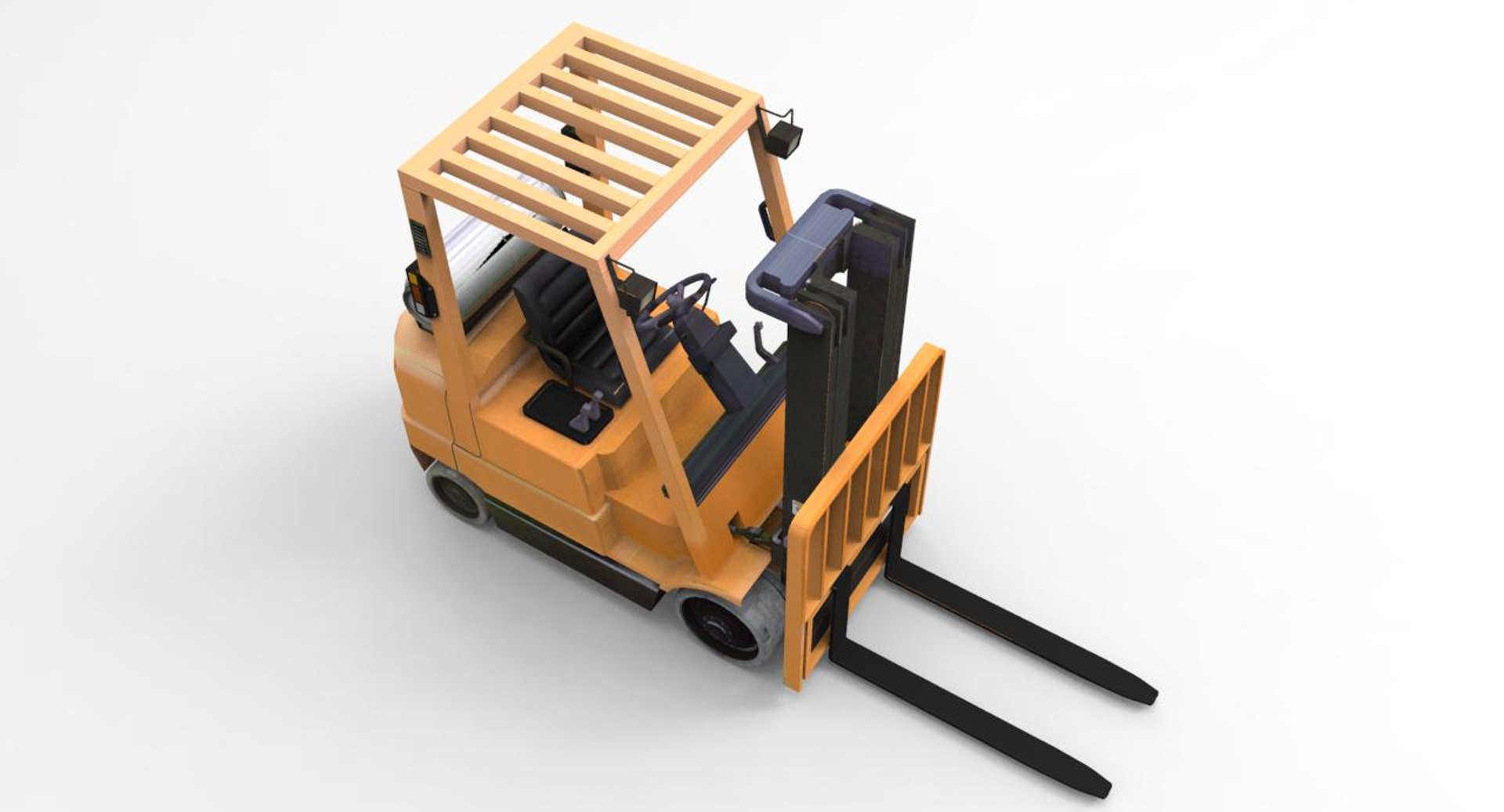Fork Lift 3D - TurboSquid 1153977