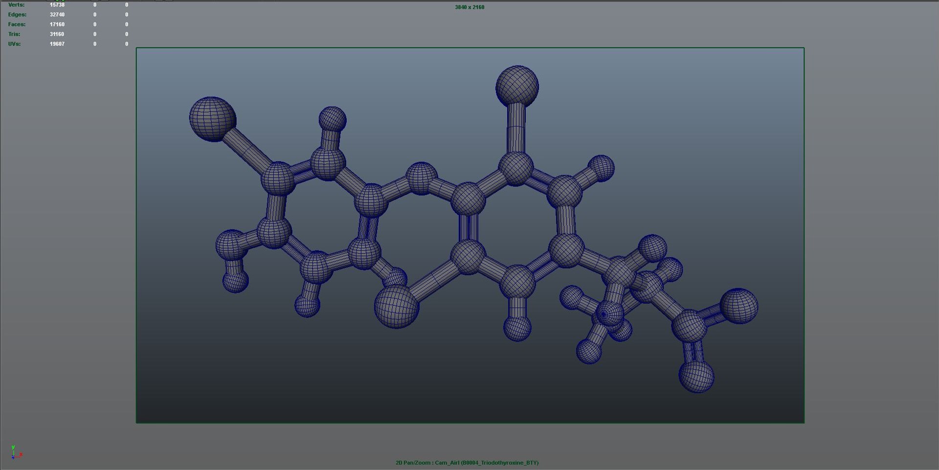 Thyroid Hormone Physiological 3d Obj