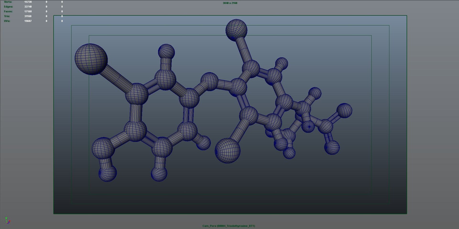 Thyroid Hormone Physiological 3d Obj