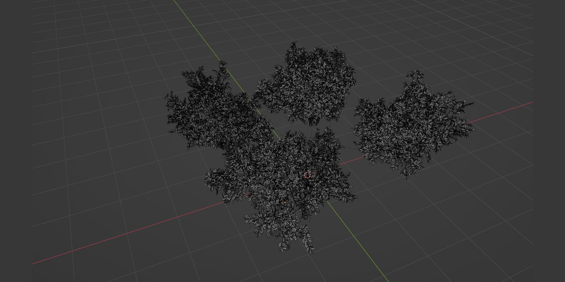 3D bushes 4 collection vol 110-Blender model - TurboSquid 2138680