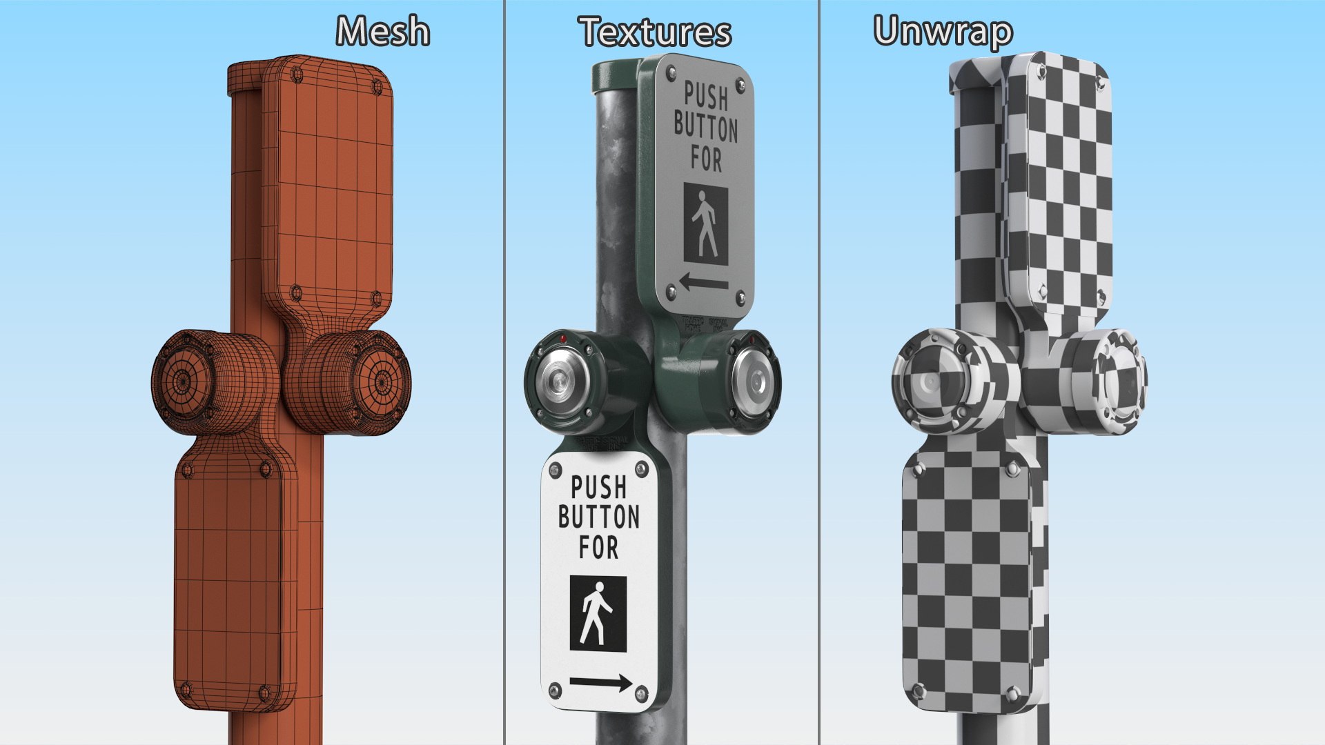 3D Model Crosswalk Button - TurboSquid 2041094