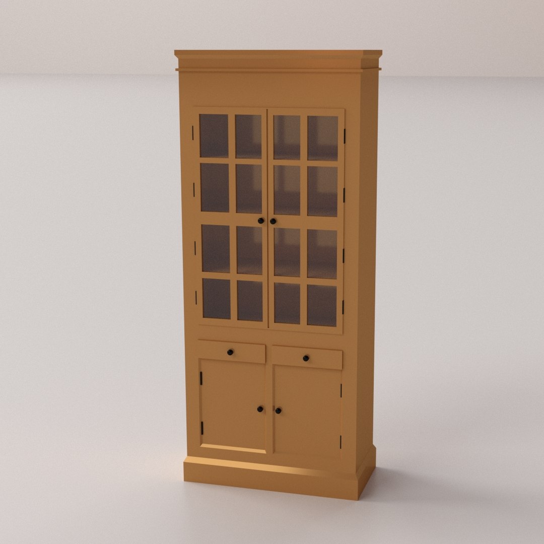 3D Model Display Cabinet - TurboSquid 1682295