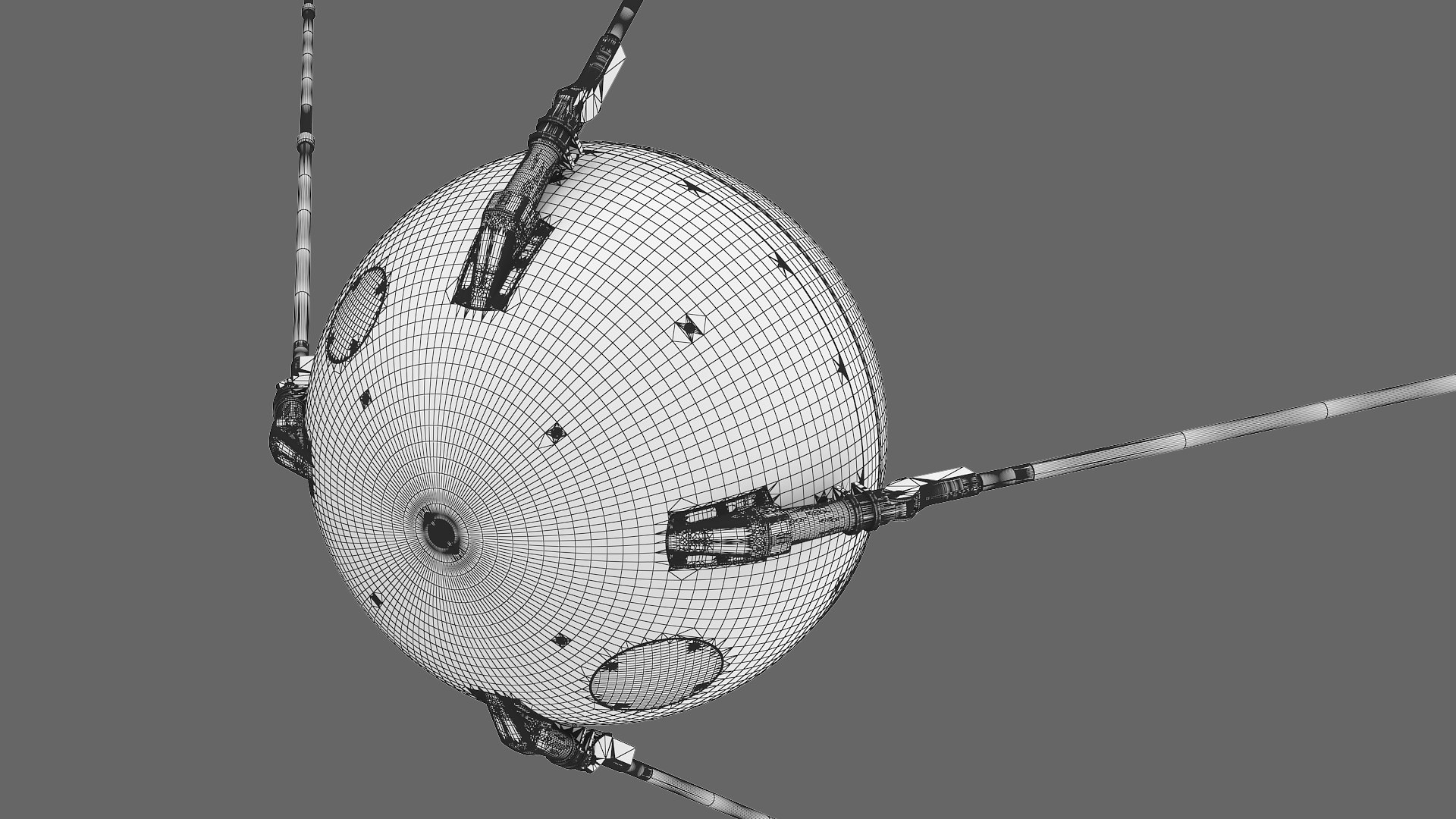 Sputnik 1 3D - TurboSquid 1726085