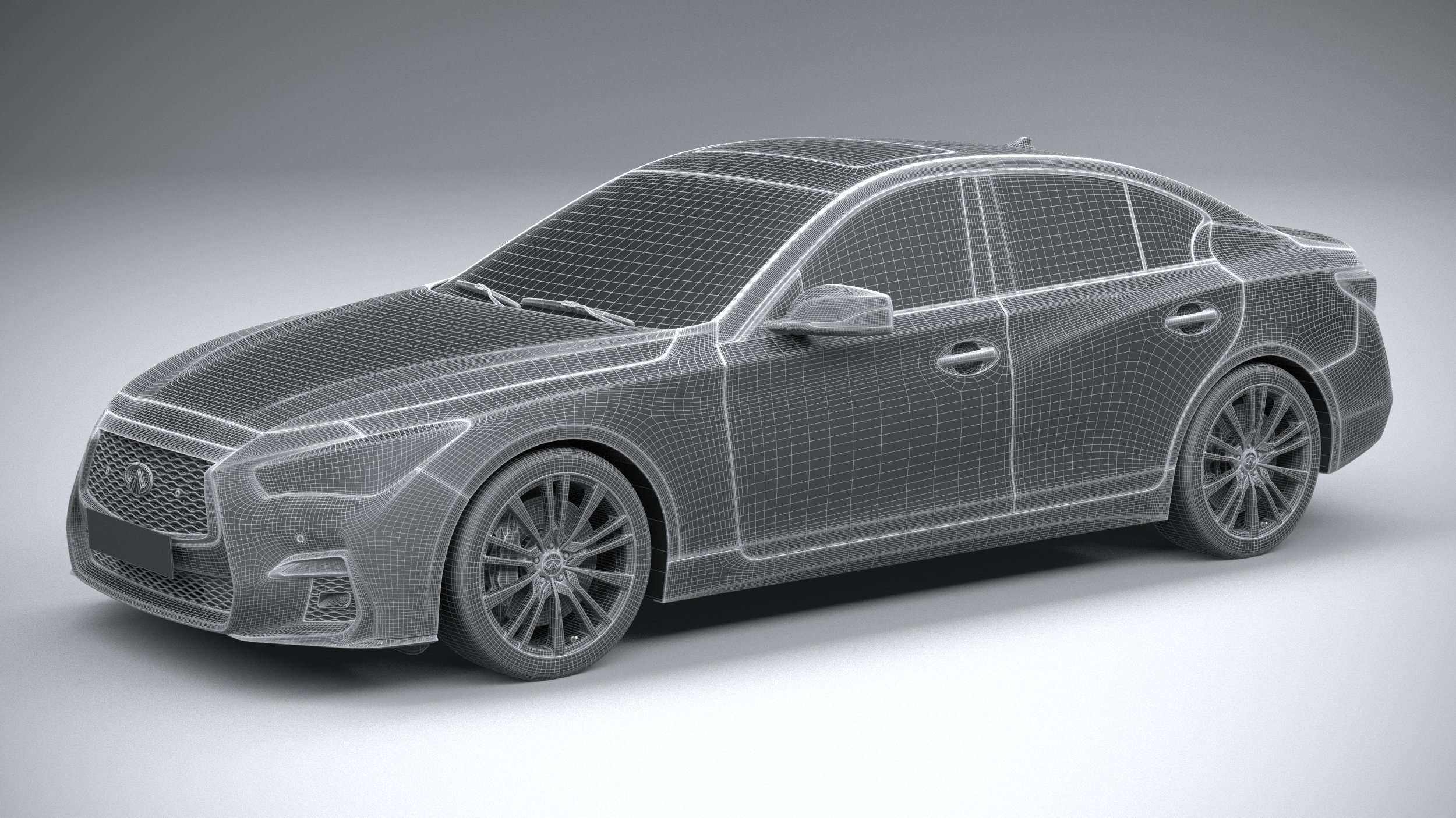 Infiniti q50 2021 3D model - TurboSquid 1680929