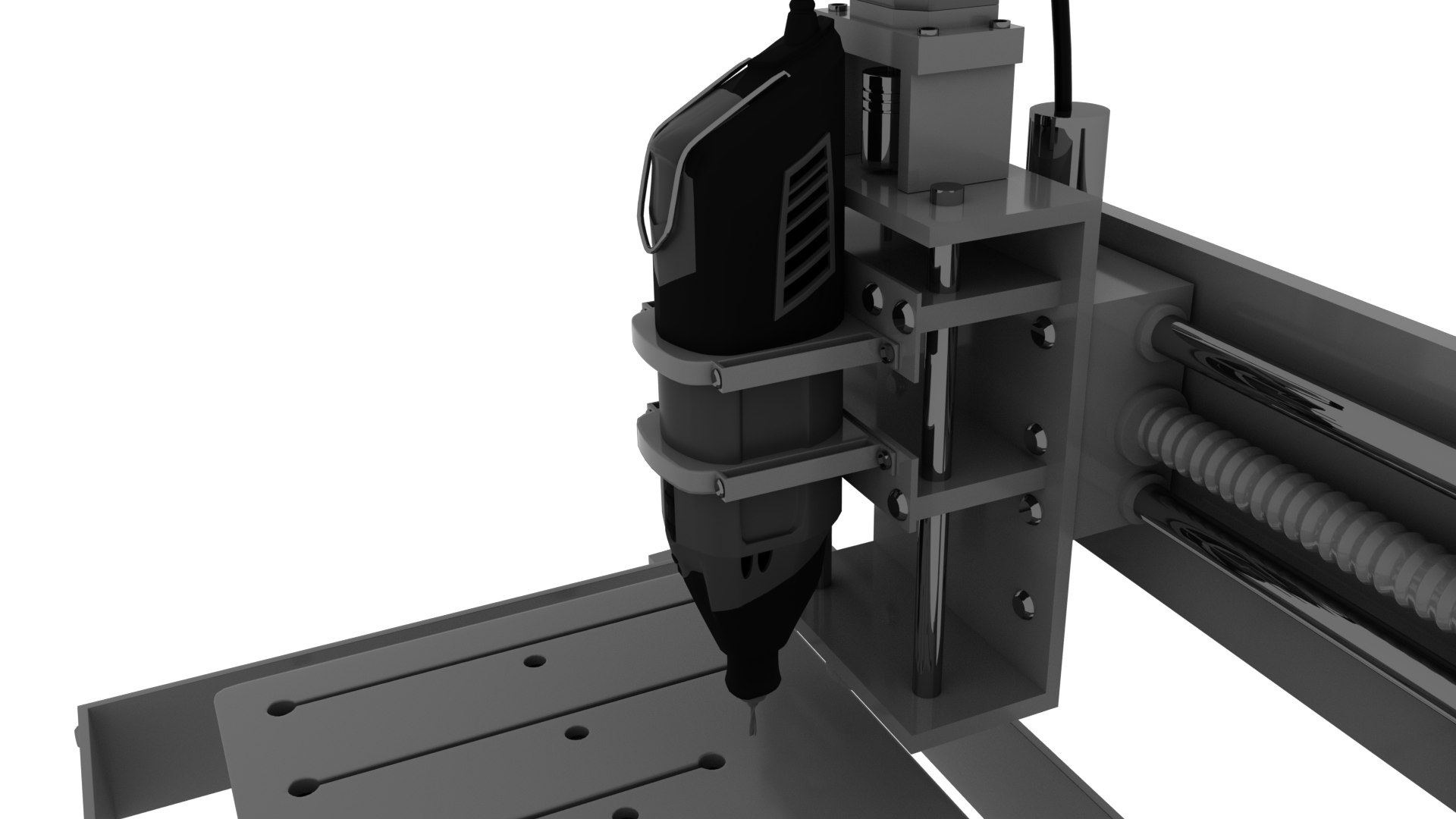 3D Cnc Machine Model - TurboSquid 1307199
