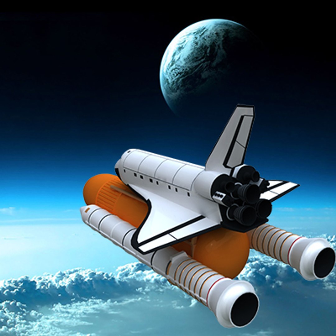 3ds Max Space Shuttle