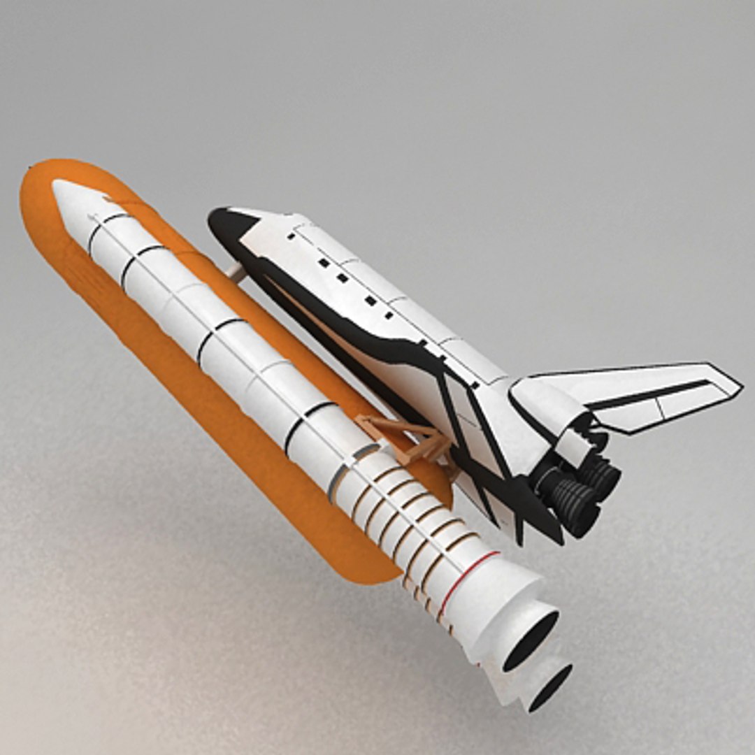 3ds Max Space Shuttle