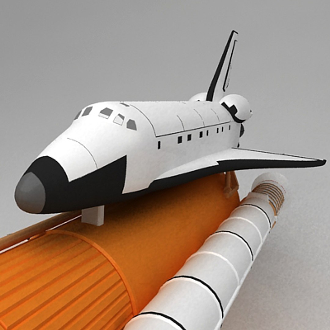 3ds Max Space Shuttle