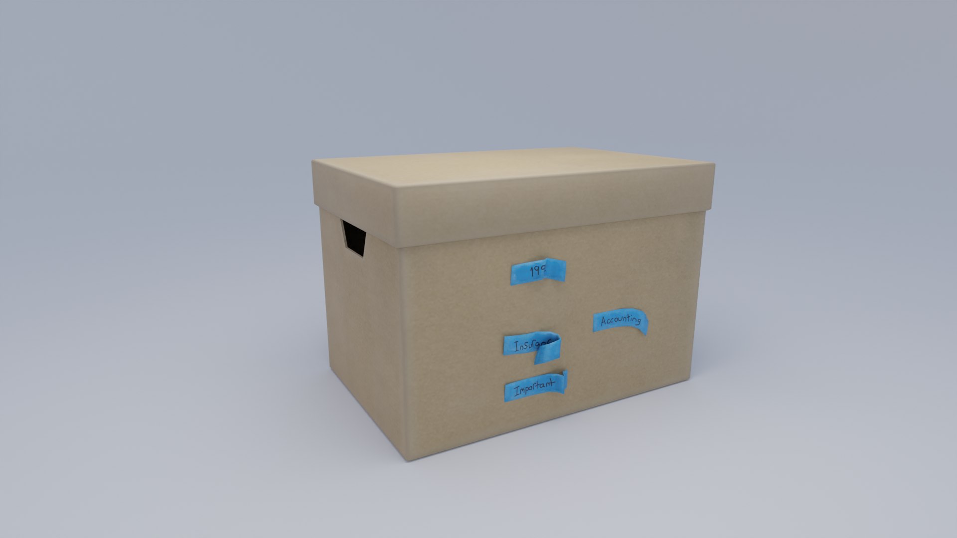 3D Tape Strips Low-poly - TurboSquid 2009754