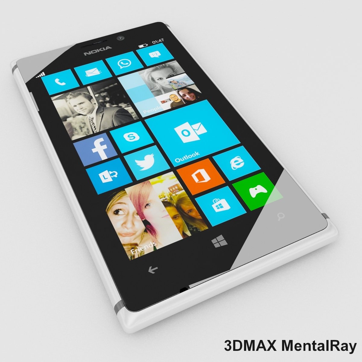 3d model nokia lumia 925