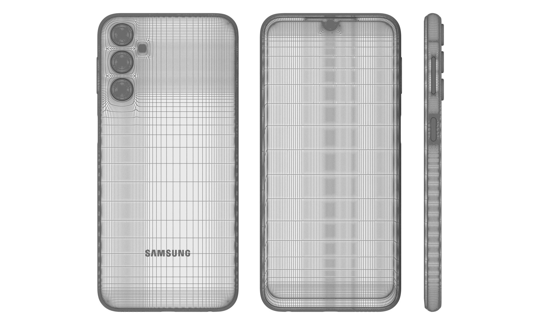 Samsung Galaxy F34 Black 3D - TurboSquid 2110389