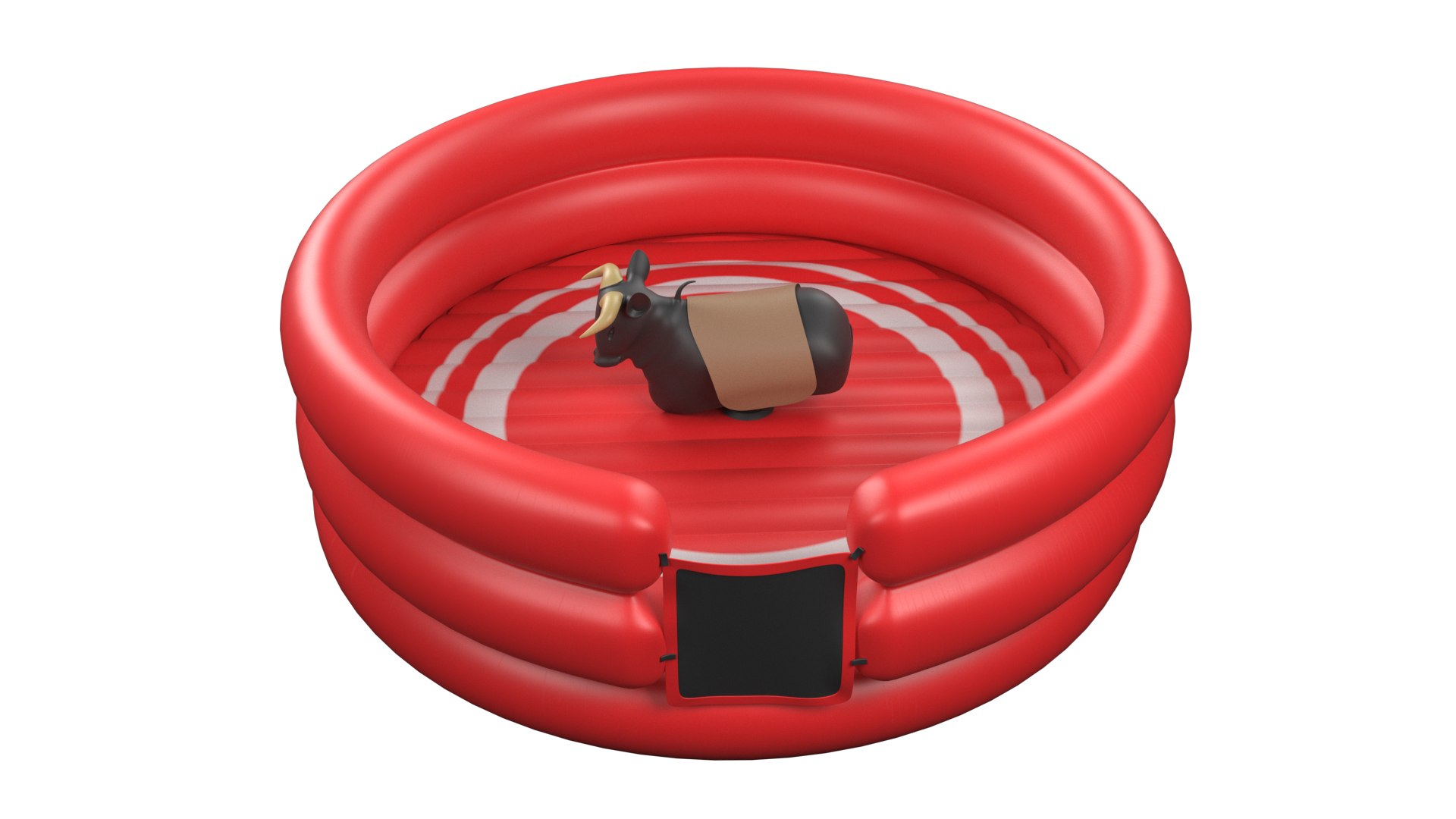 3D Bull Inflatable Rodeo Model - TurboSquid 2143253