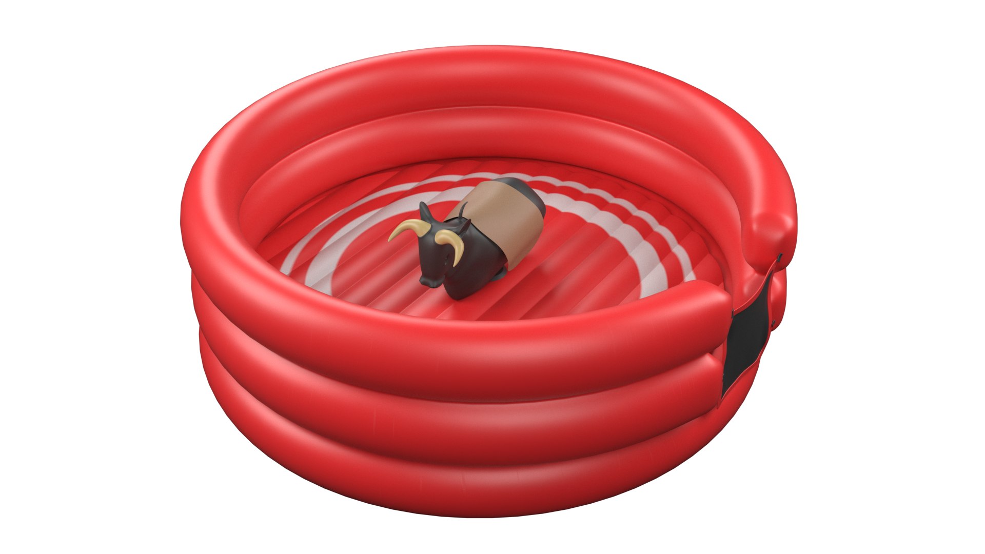 3D Bull Inflatable Rodeo Model - TurboSquid 2143253