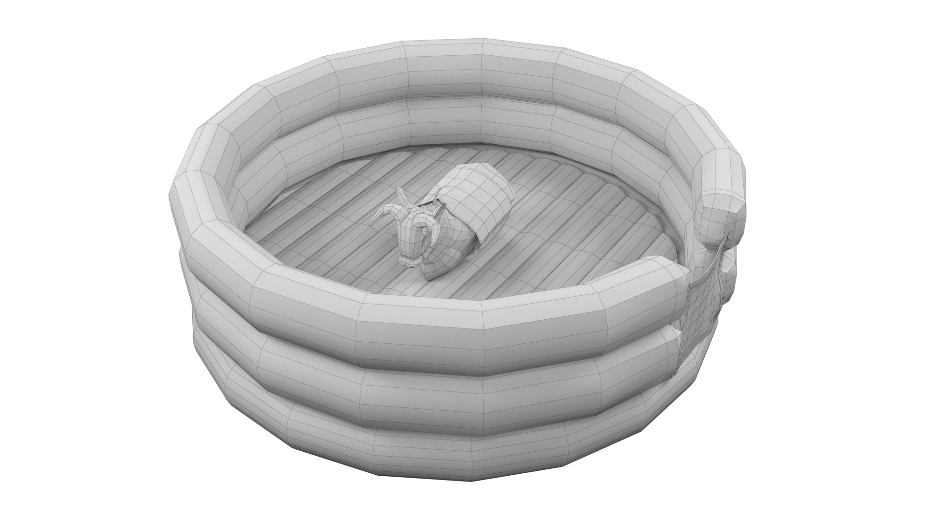 3D Bull Inflatable Rodeo Model - TurboSquid 2143253