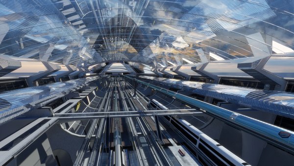 3D model pbr transport hub train - TurboSquid 1269881