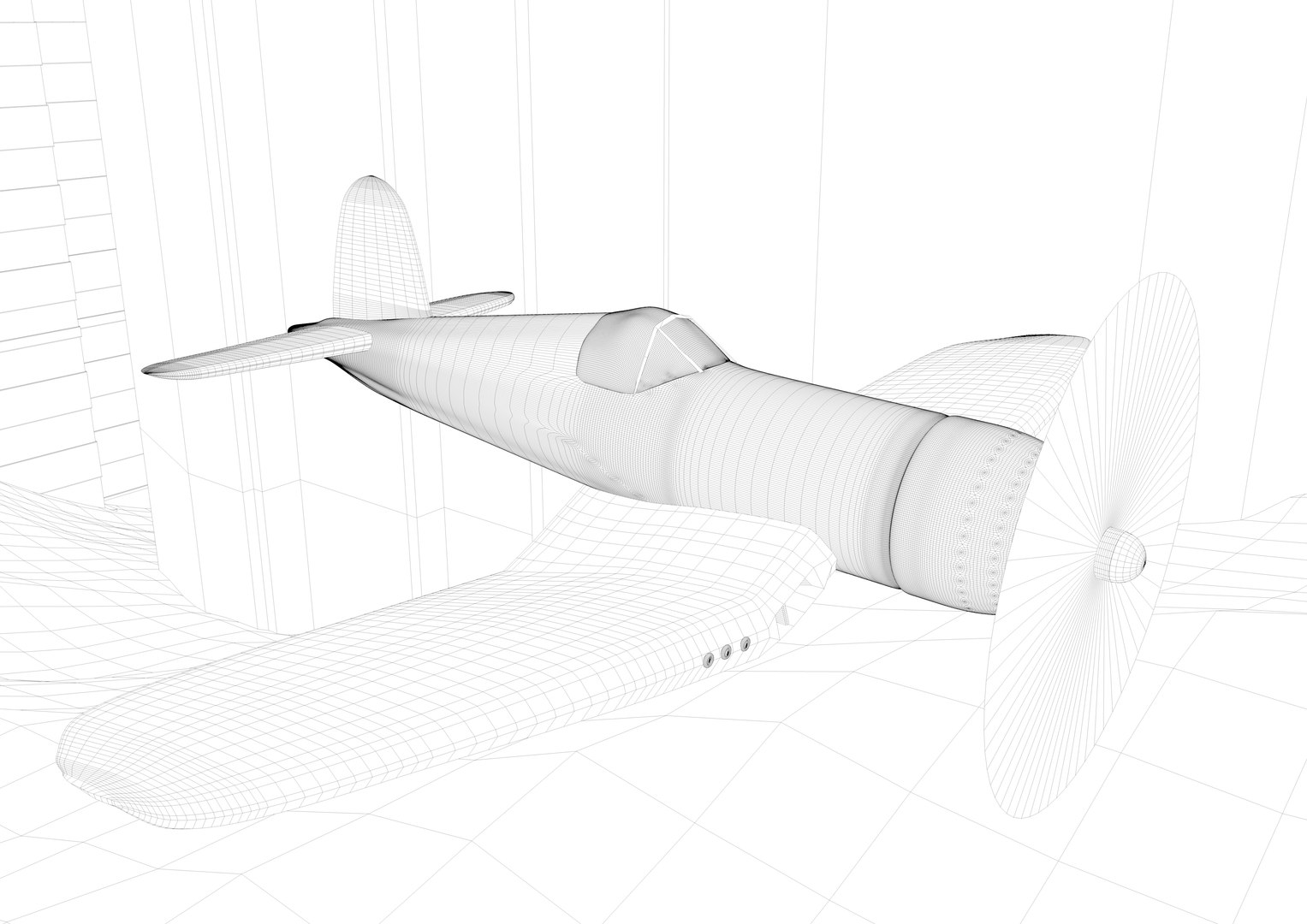 Vought Corsair 3d Model