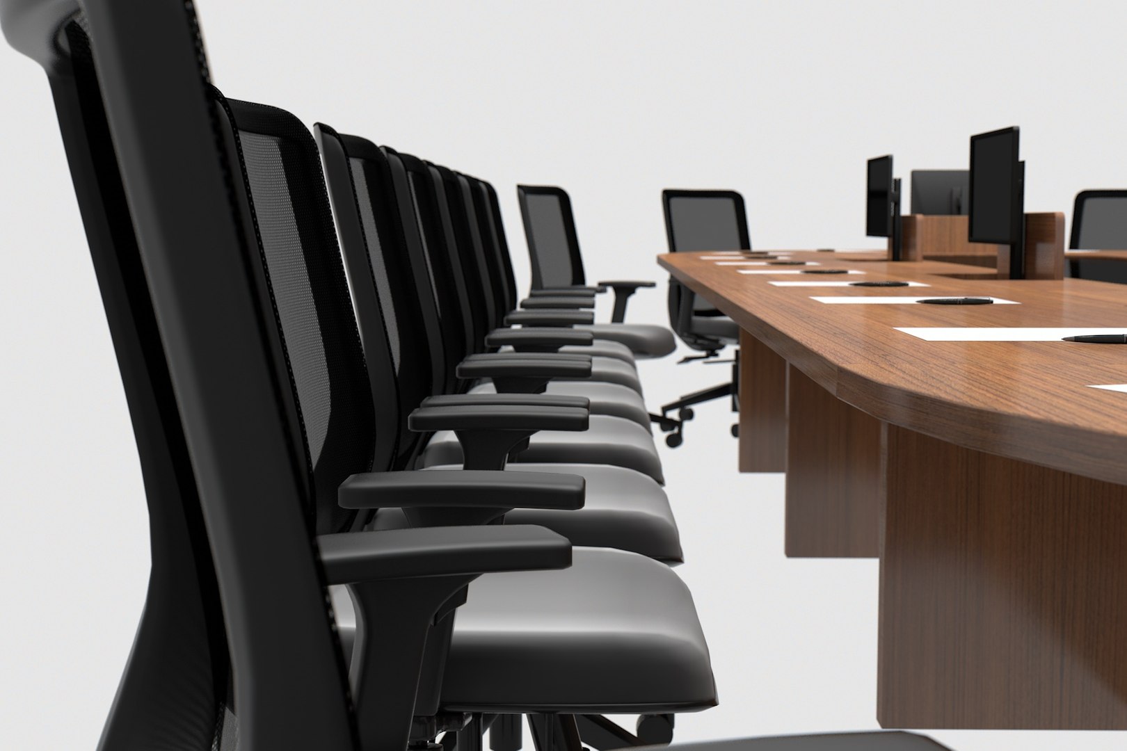 3D Model Meeting Table Screen - TurboSquid 1348402