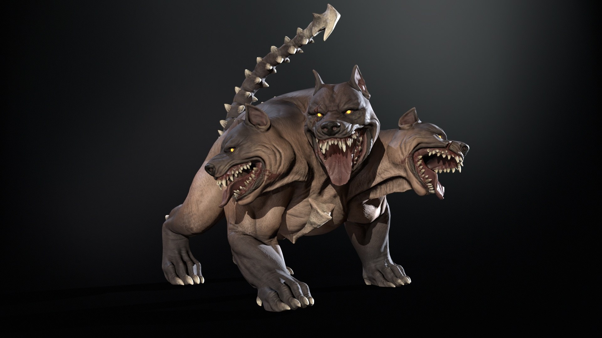 3D Cerberus model - TurboSquid 2101055