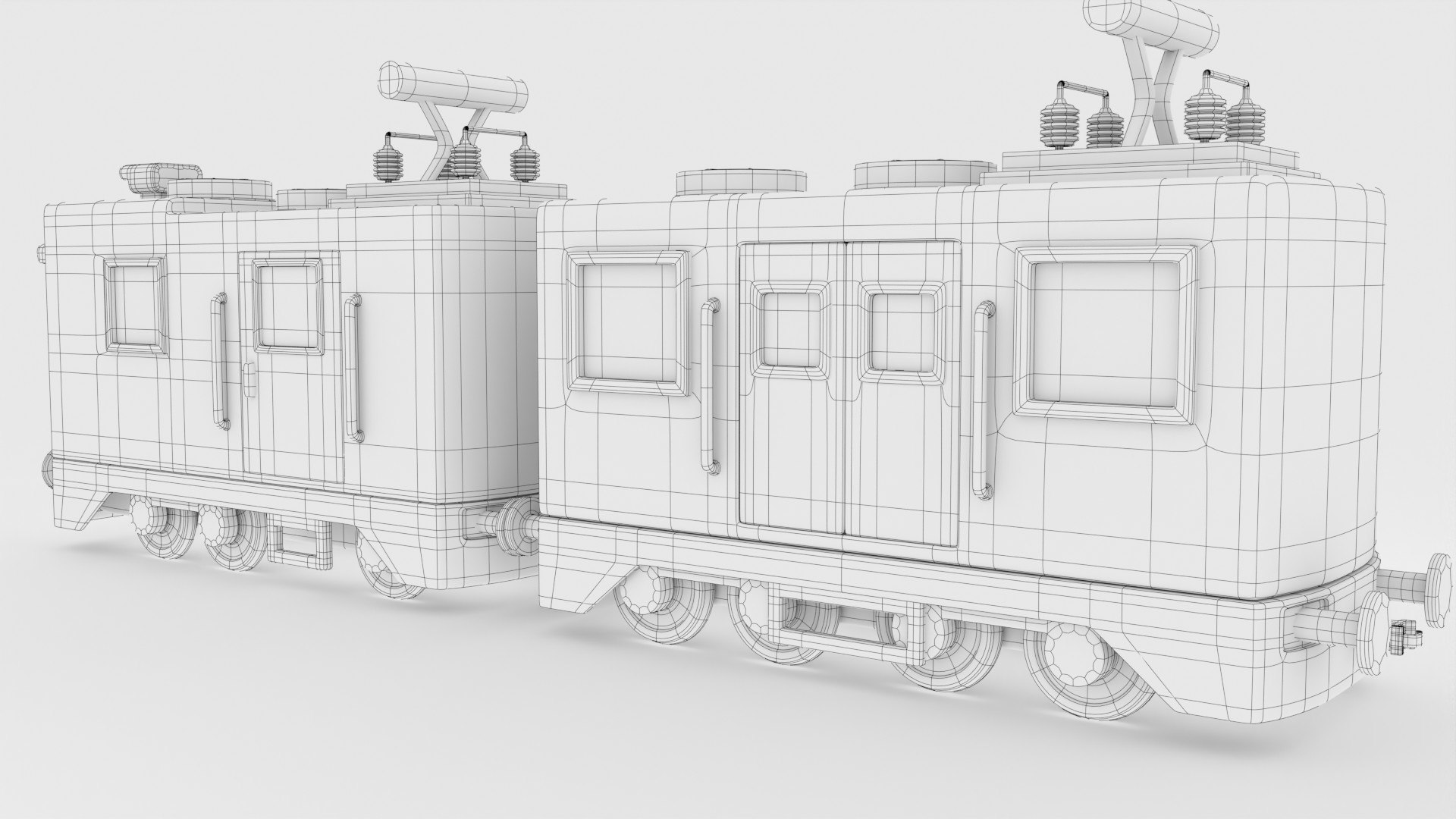 Ambulance Train Locomotive 3D Model - TurboSquid 2144541