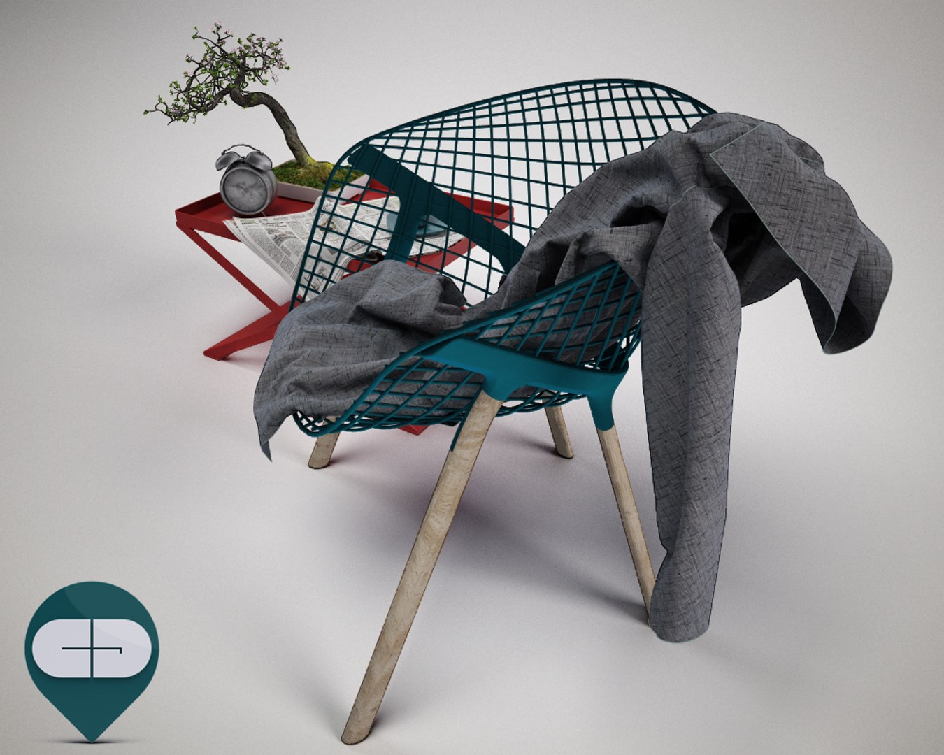3d Bonsai Chair Model
