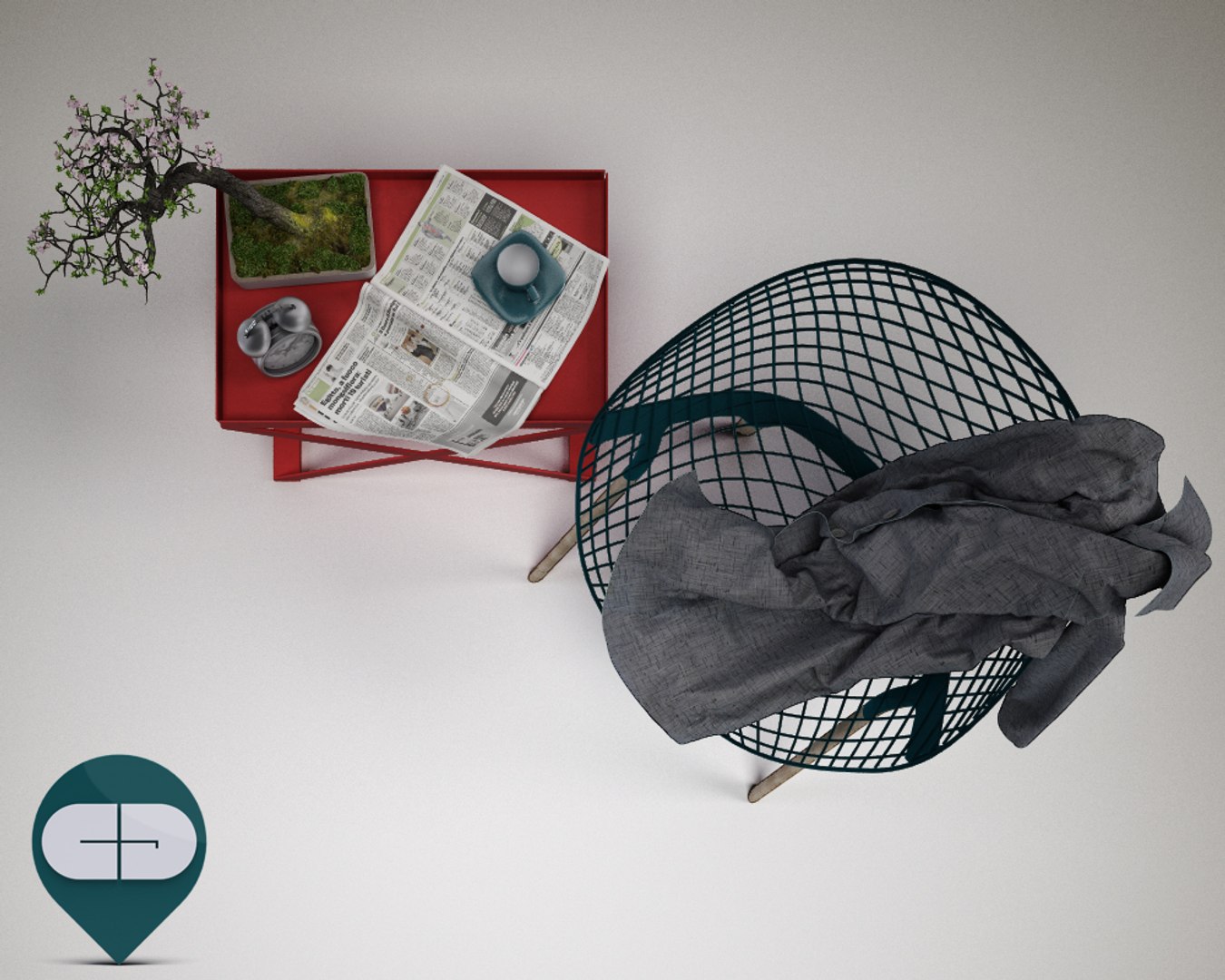 3d Bonsai Chair Model