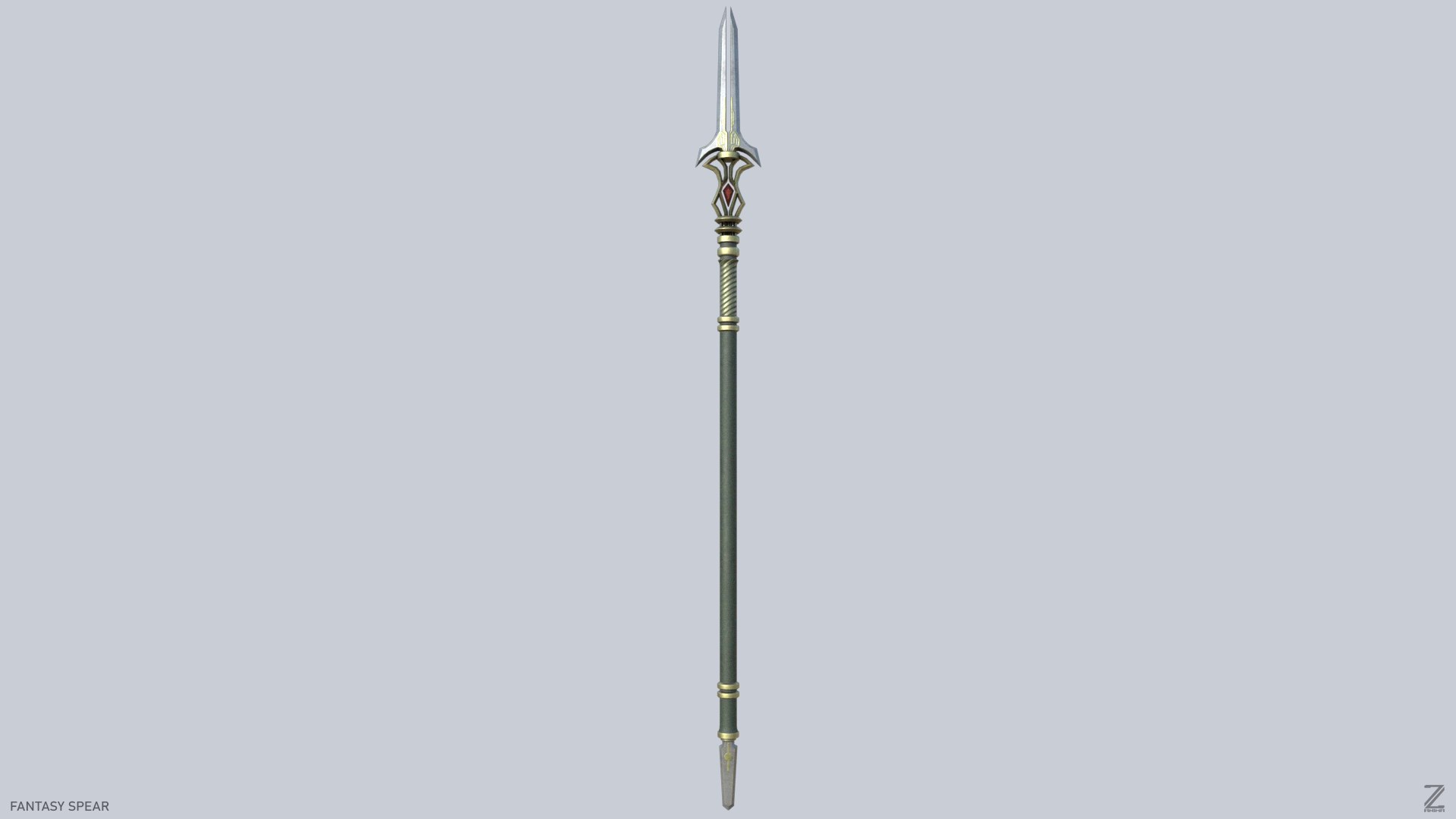 Fantasy Spear Collection 3D - TurboSquid 2241222