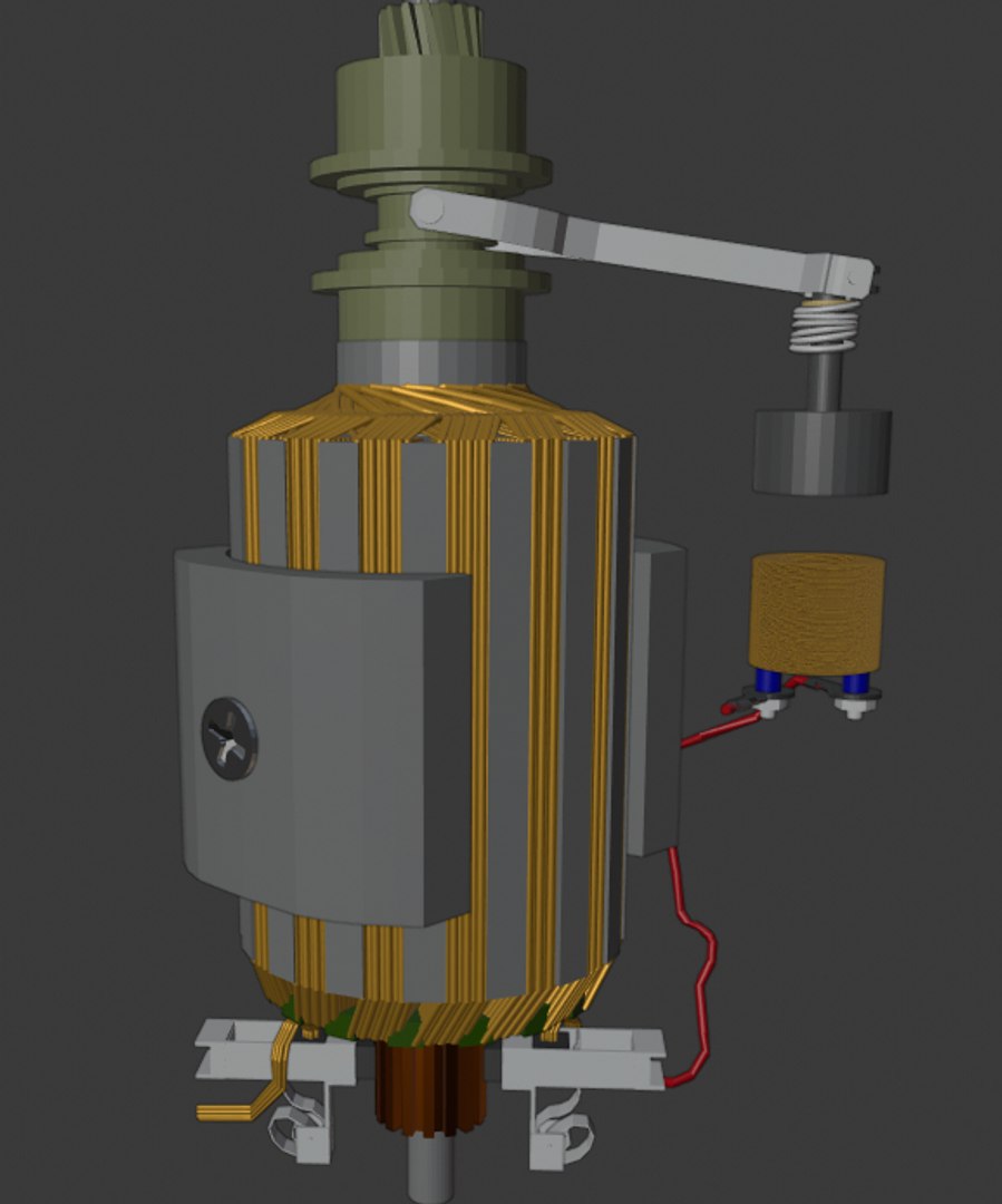 Starter Car 3D - TurboSquid 1651646