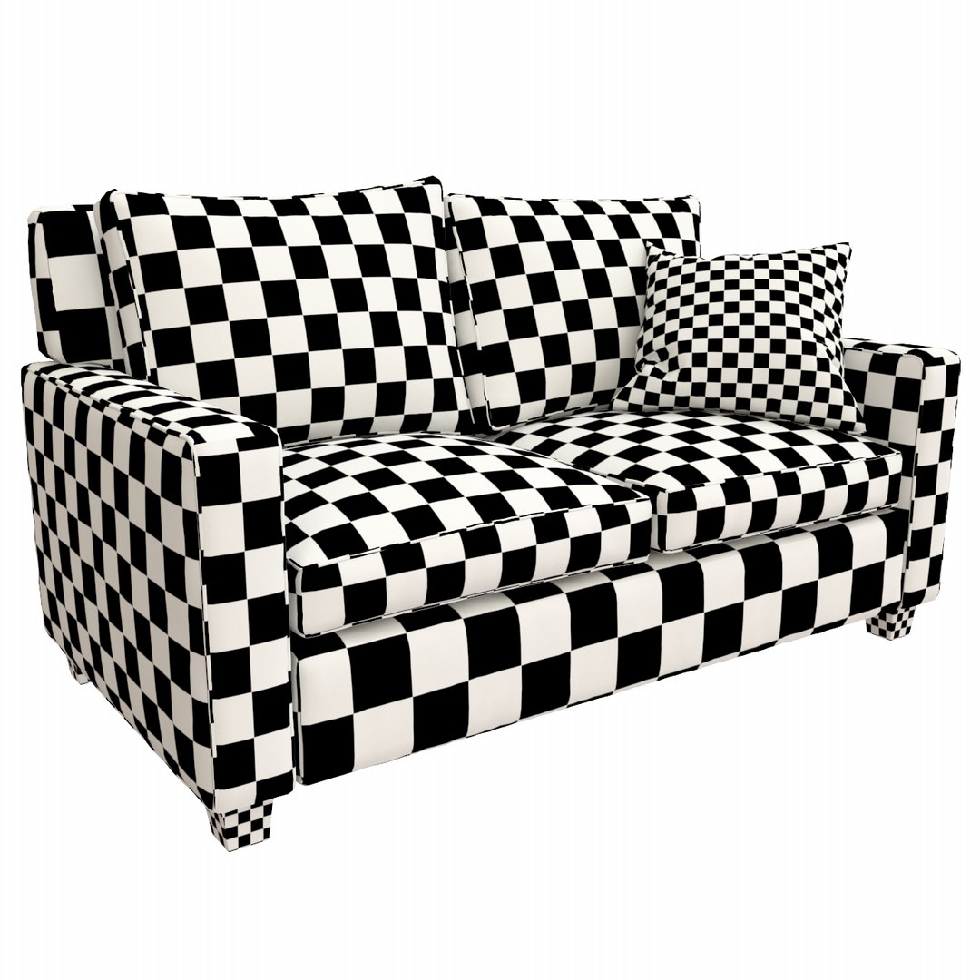 Henry Loveseat Sofa West 3D Model - TurboSquid 1285991