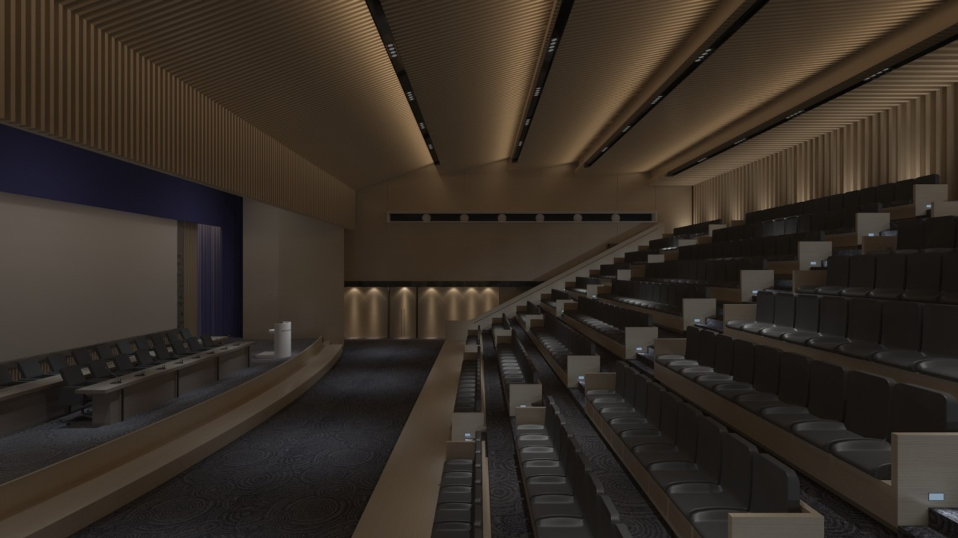 Conference Hall 4 3D Model - TurboSquid 1718827