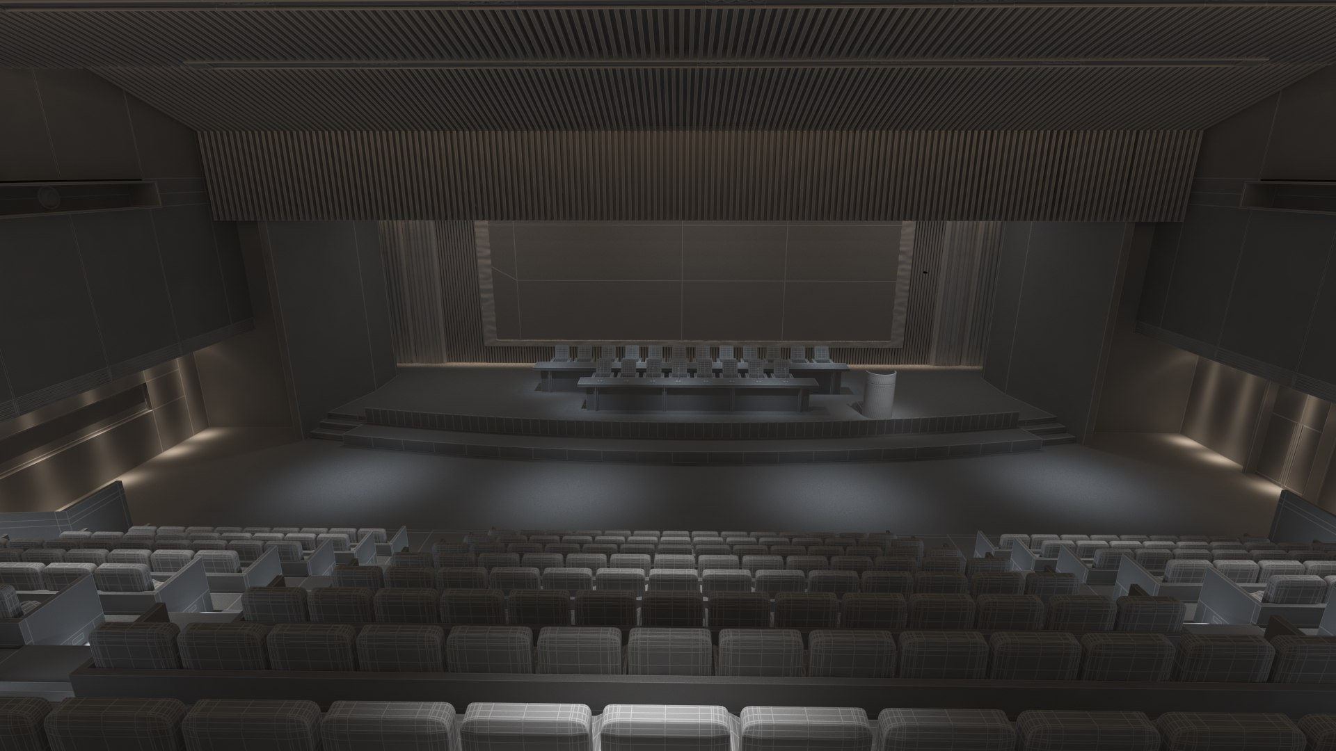 Conference Hall 4 3D Model - TurboSquid 1718827