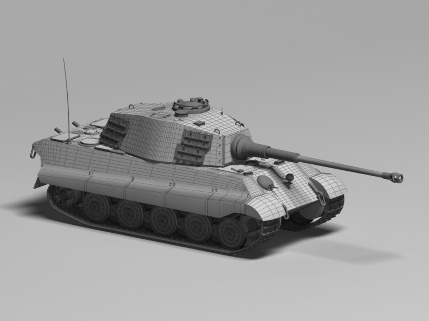 3D German Heavy Tank Tiger Model - TurboSquid 1204800