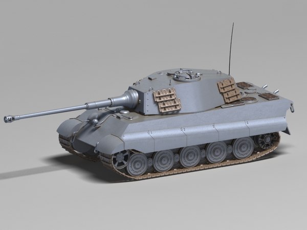 3D модель Тигр 2 танк - TurboSquid 1204800