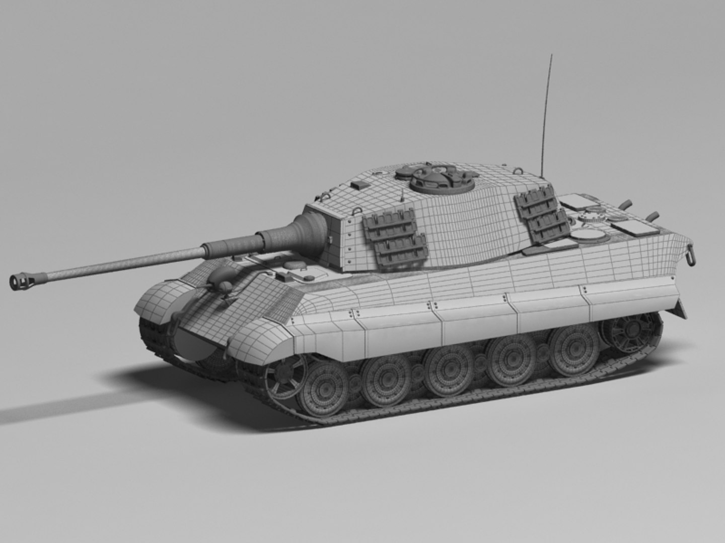 3D German Heavy Tank Tiger Model - TurboSquid 1204800